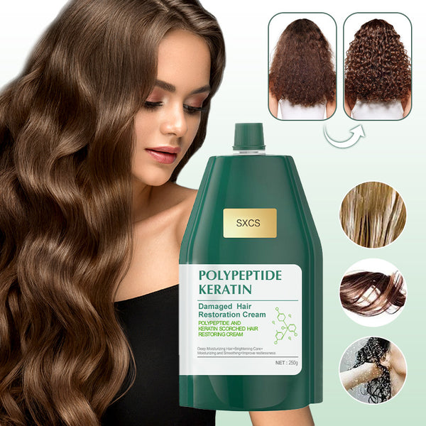 Polypeptide Keratin Hydrating Smoothing Hair Damage Repair Cream ...