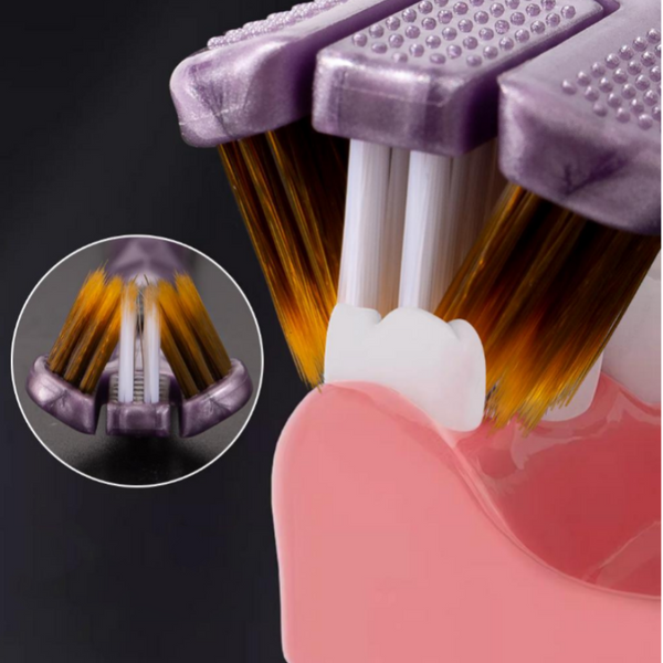 🦷Tri-Head Multi-Angle Cleaning Toothbrush – yamloveme