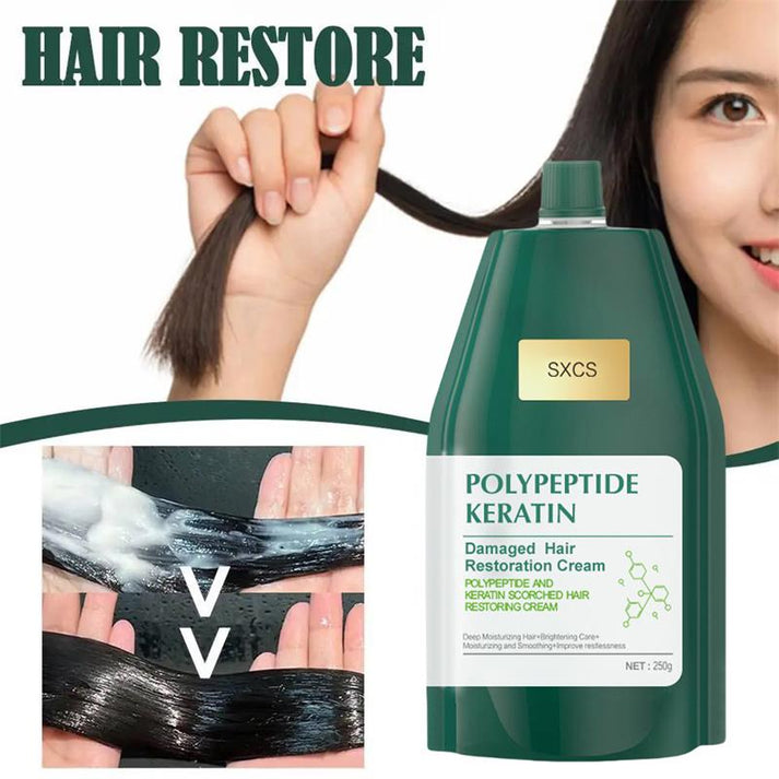 Buy 2 Get 1 Free Polypeptide Keratin Hydrating Smoothing Hair Damage ...