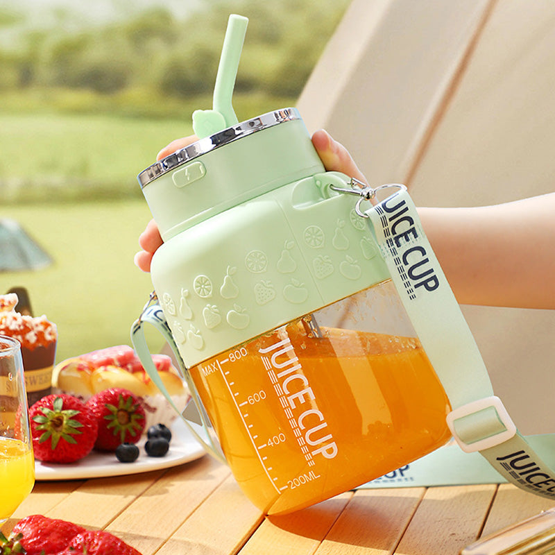 Large Capacity Portable Personal Blender Straw Mug – yamloveme