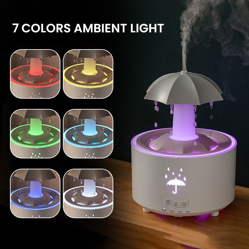 Free Shipping🌈7 Color Rotating Raindrop Aromatherapy Humidifier – yamloveme