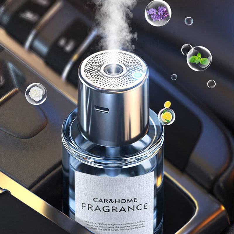 Smart Ultrasonic Atomized Car Air Freshener - 5 Gears Adjustment & Aut ...