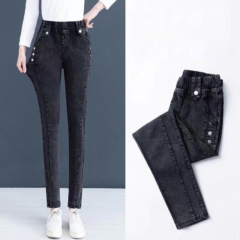 Nice Gift! Elastic Warm Plush Skinny Jeans for Women – yamloveme