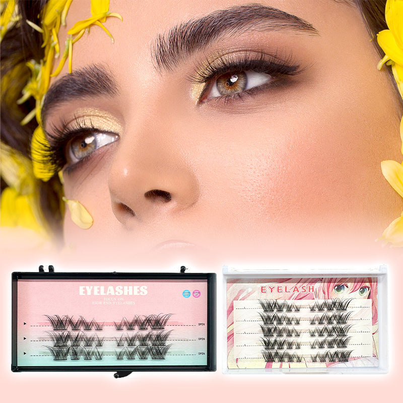 Clusters Individual Fox Style Thick False Eyelashes – yamloveme